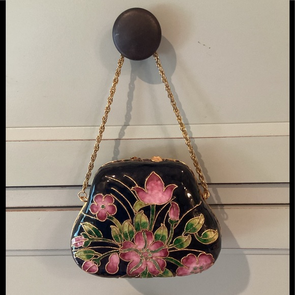 Bags | Vintage Enamel Purse | Poshmark